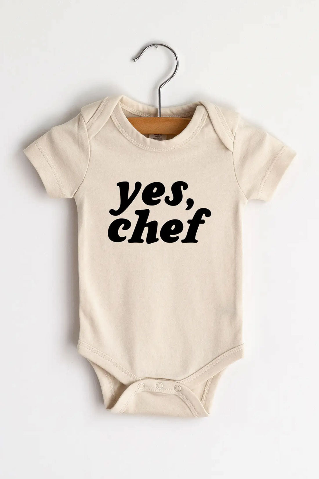 Organic Baby Onesie - Yes, Chef / GLADFOLK – New Book Joy