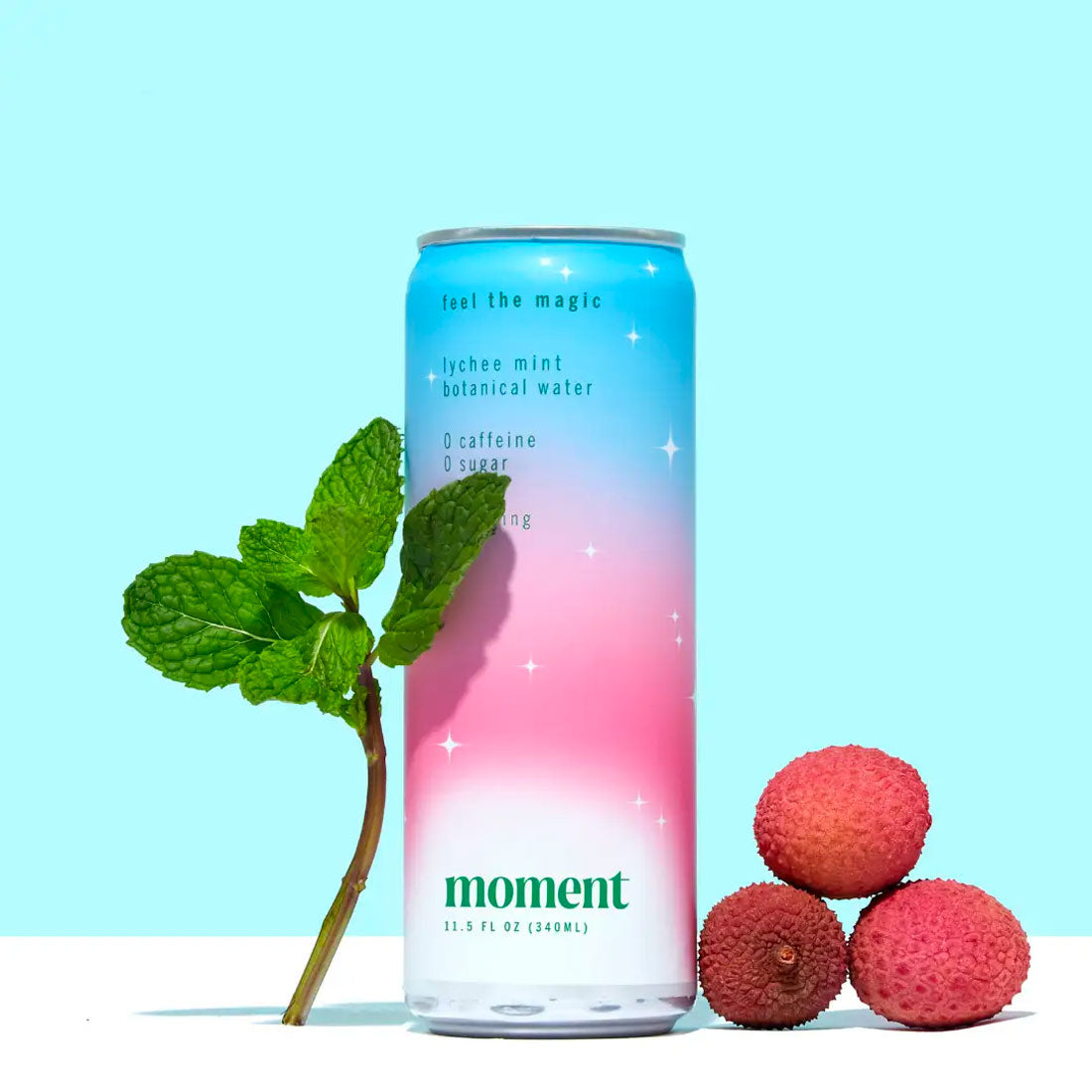 Botanical Water - Lychee Mint (NA DRINK) / MOMENT – New Book Joy
