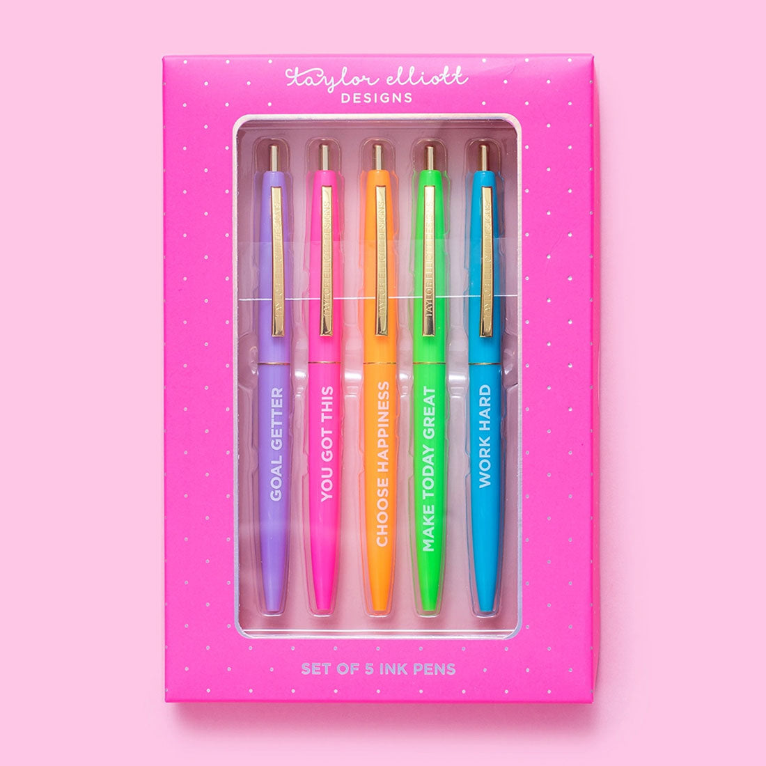 Motivational Pen Set / TAYLOR ELLIOTT DESIGNS – New Book Joy