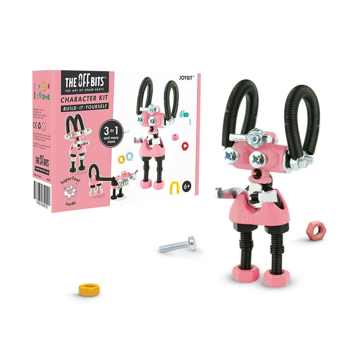 Joybit Character Kit Diy Pink Robot The Offbits New Book Joy