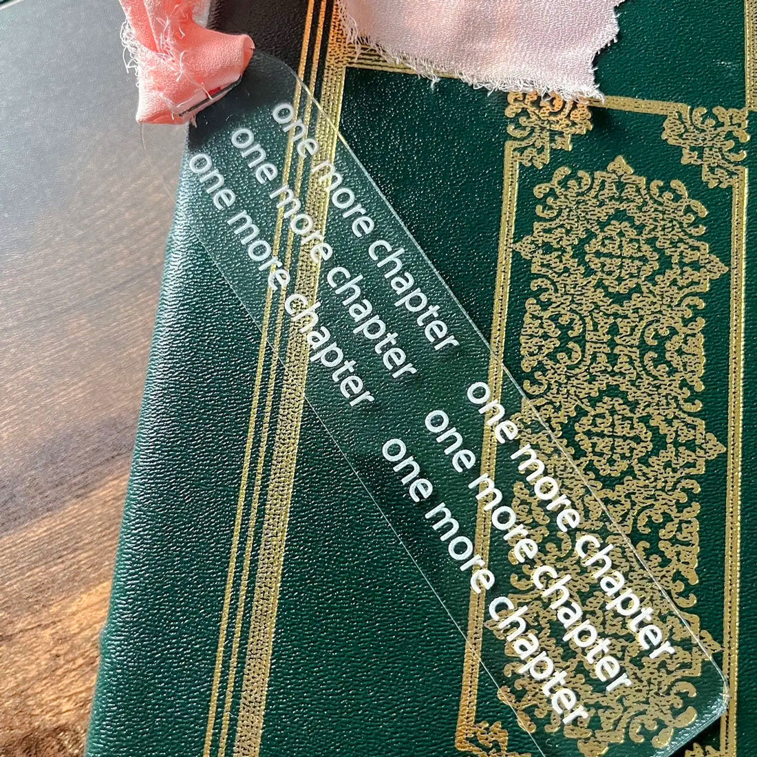 Bookmark - Resin - One More Chapter / WISE WORDS STUDIO – New Book Joy